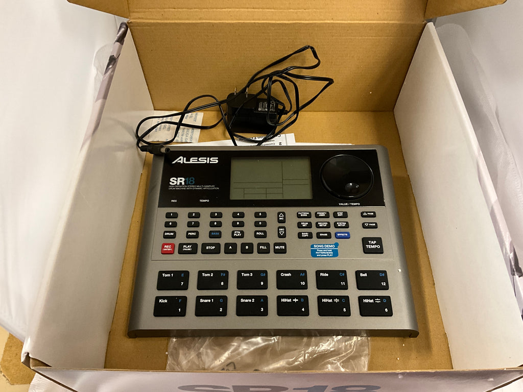 USED - Alesis SR18 - Drum Machine – Strings & Things Music LLC