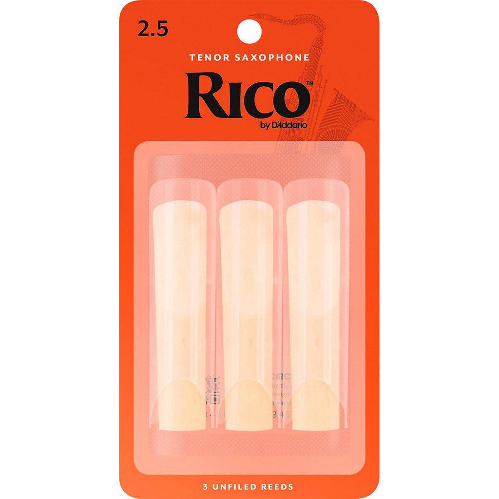 Rico Tenor Saxophone Reeds 3-Pack - 2.5 – Strings & Things Music LLC